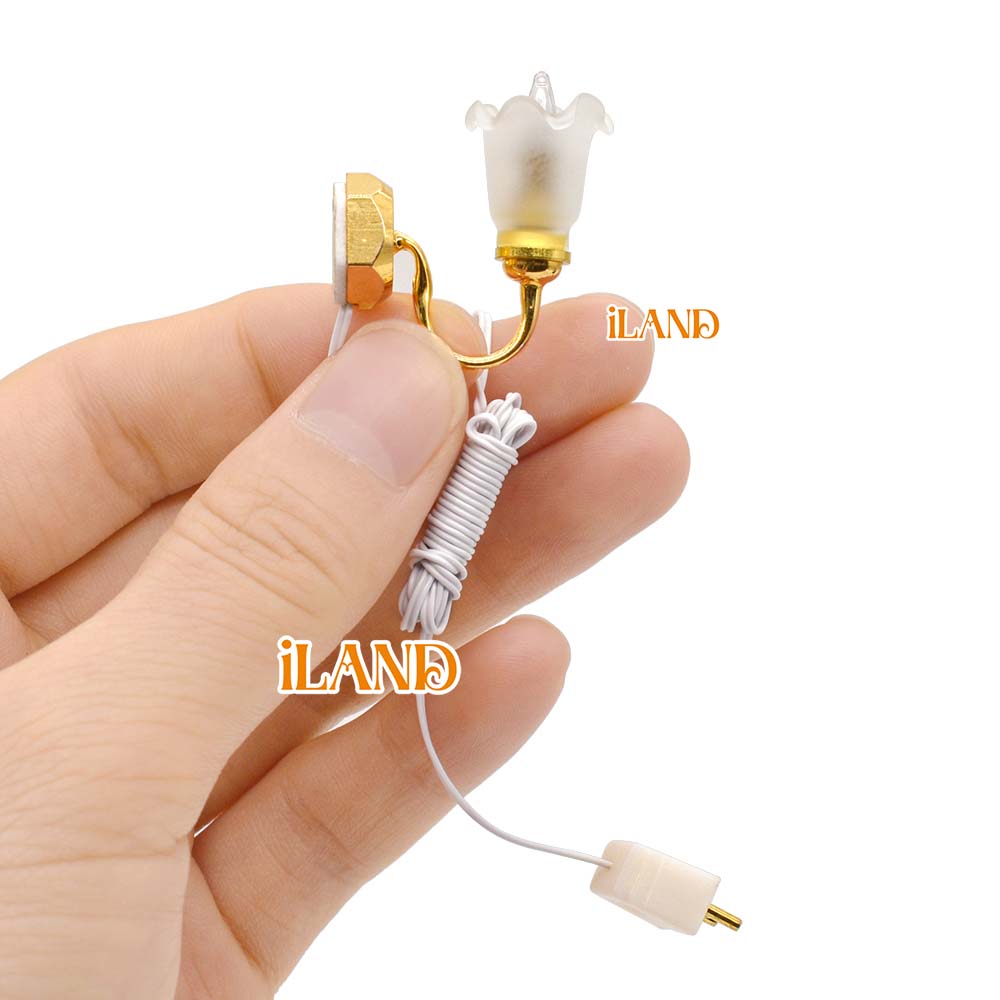 Plug-In Models Romantic Wind Chime Flower Wall Lamp – iLAND