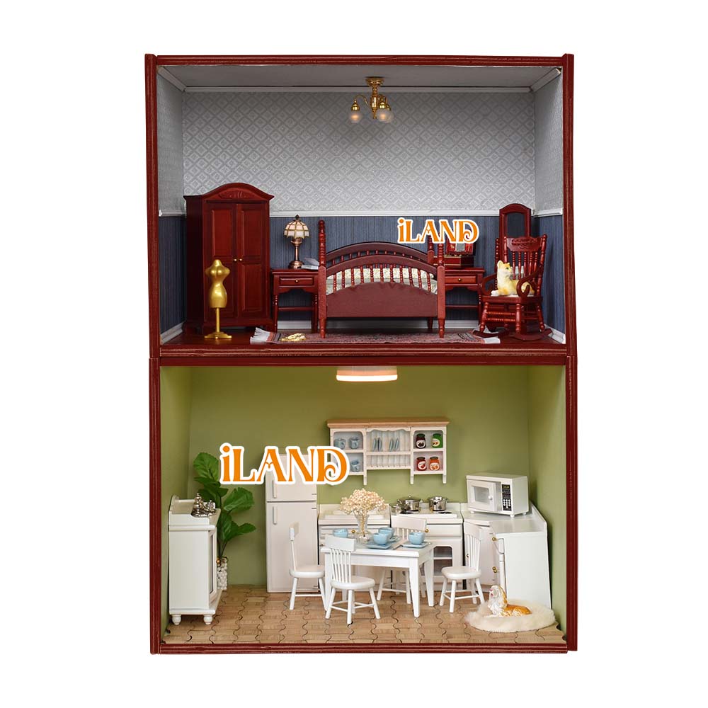 Quickbuild Display Case, Dollhouse Room Box – iLAND